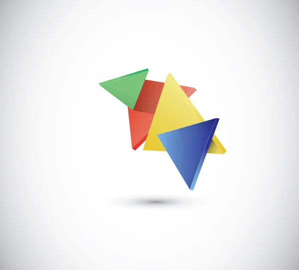 Globos de color triángulo Vector de stock por ©Djemphoto 63476241