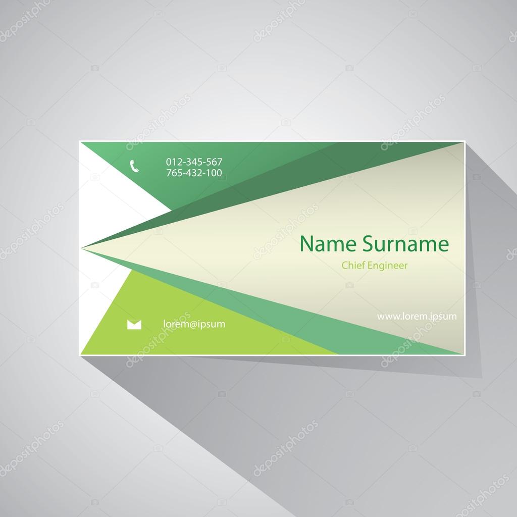 Calling card Stock Vector Image by ©Djemphoto #42747703