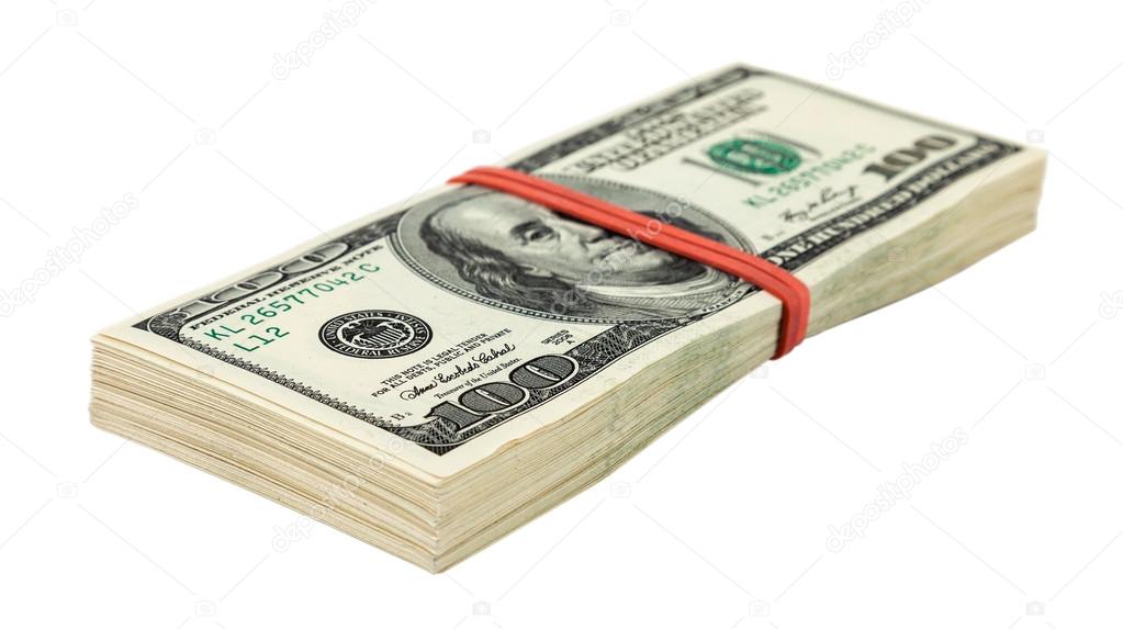 Stack of Ten Thousand Dollar Piles of One Hundred Dollar Bills I ...