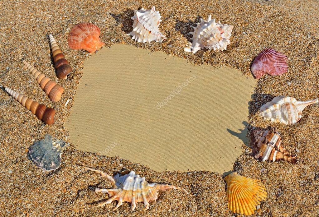 Old paper on a beach sand Stock Photo by ©connect 15884823