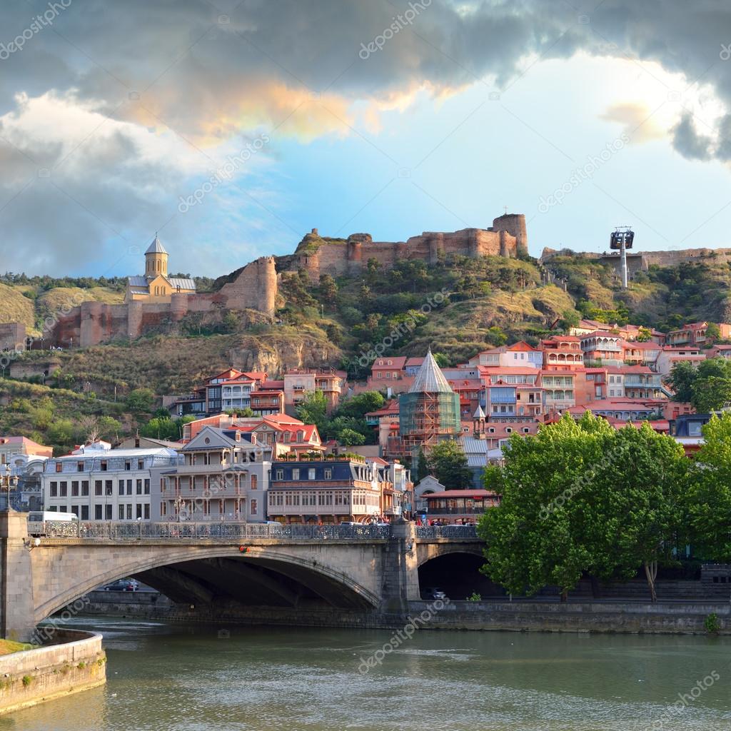 Tbilisi Old Town — Stock Photo © connect #43397333