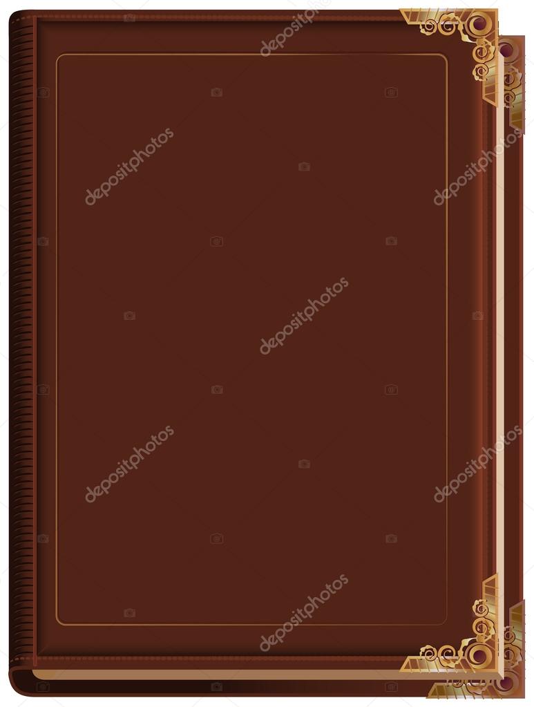Libro cerrado marrón — Vector de stock #50915175 — Depositphotos