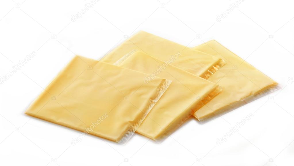 Melted cheese slices — Stock Photo © magone #29916215