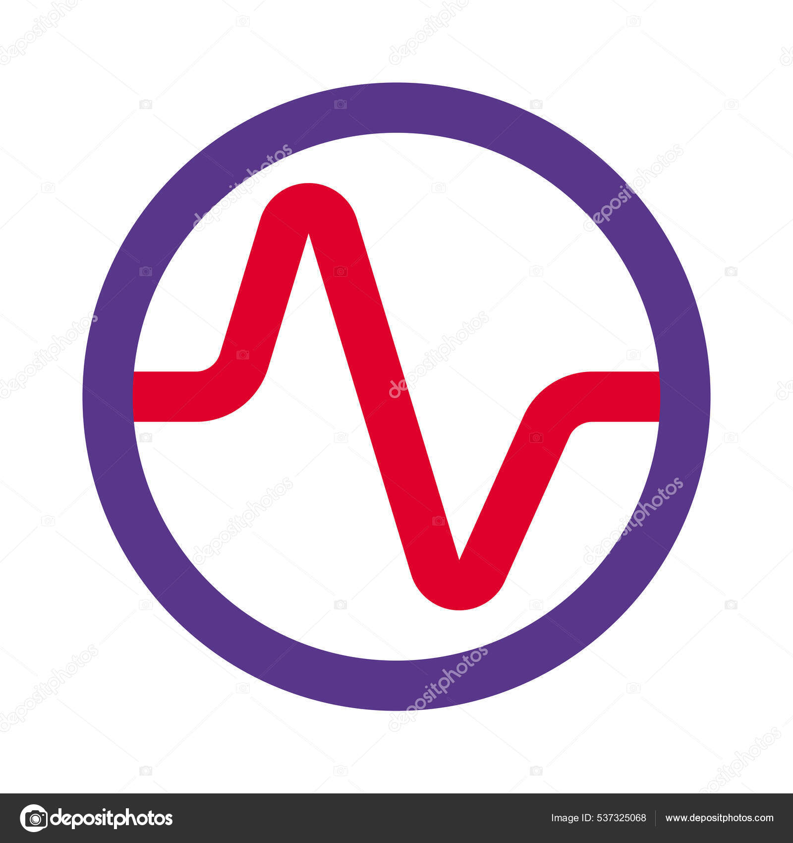 Variable Transverse Wave Graph Performance Analysis Curve Stock Vector ...