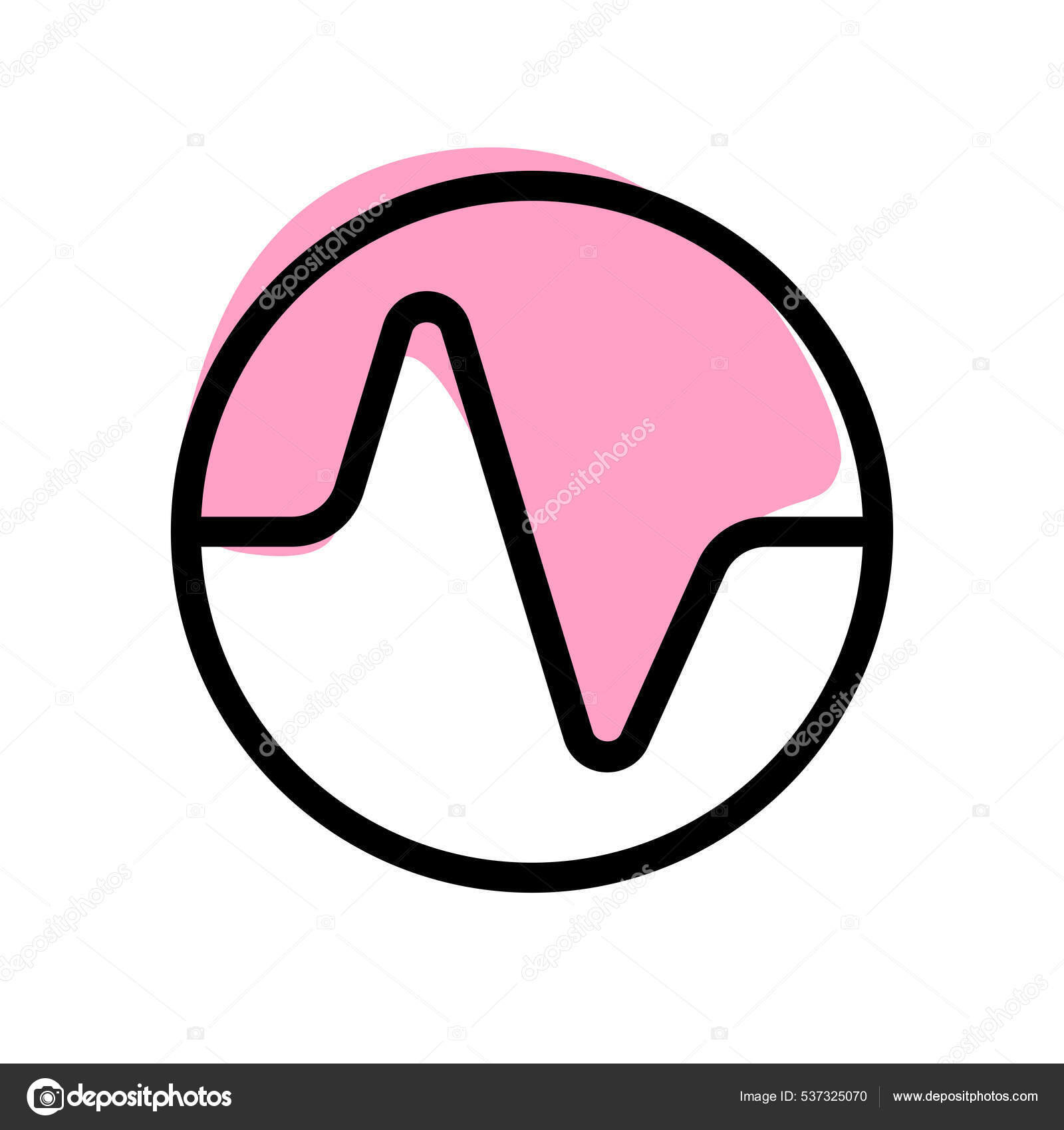 Variable Transverse Wave Graph Performance Analysis Curve Stock Vector ...