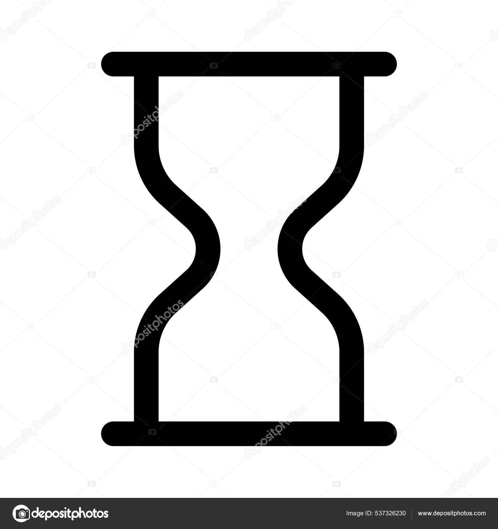 Cargando Símbolo Reloj Arena Interfaz Del Sistema Informático Vector de ...