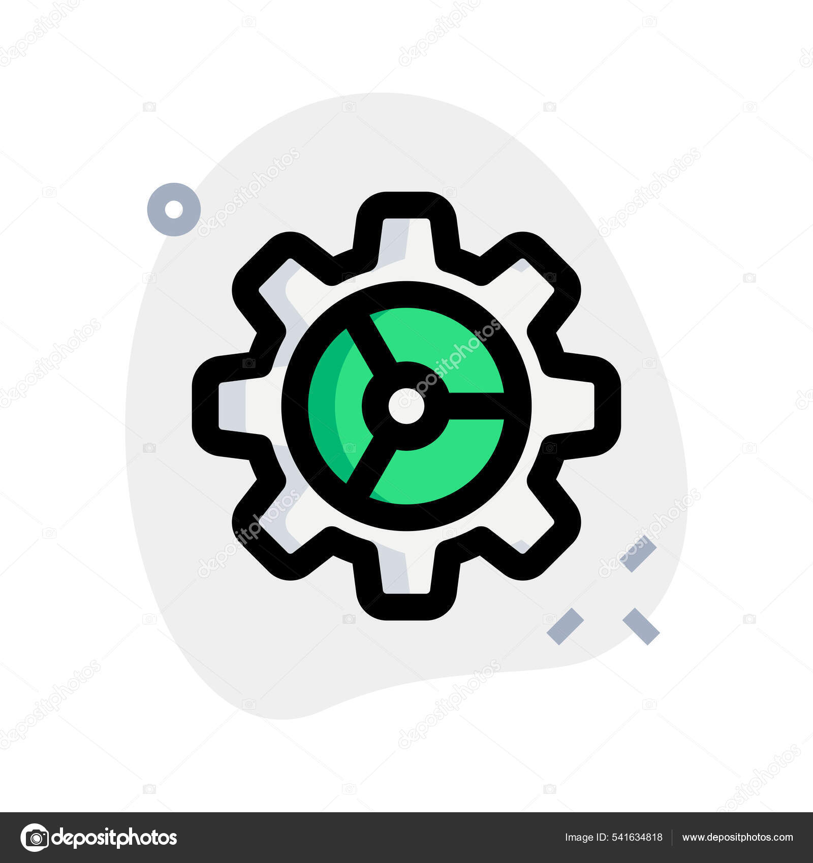 Cog Wheel Application Computer Management Stock Vector by ©get4net ...