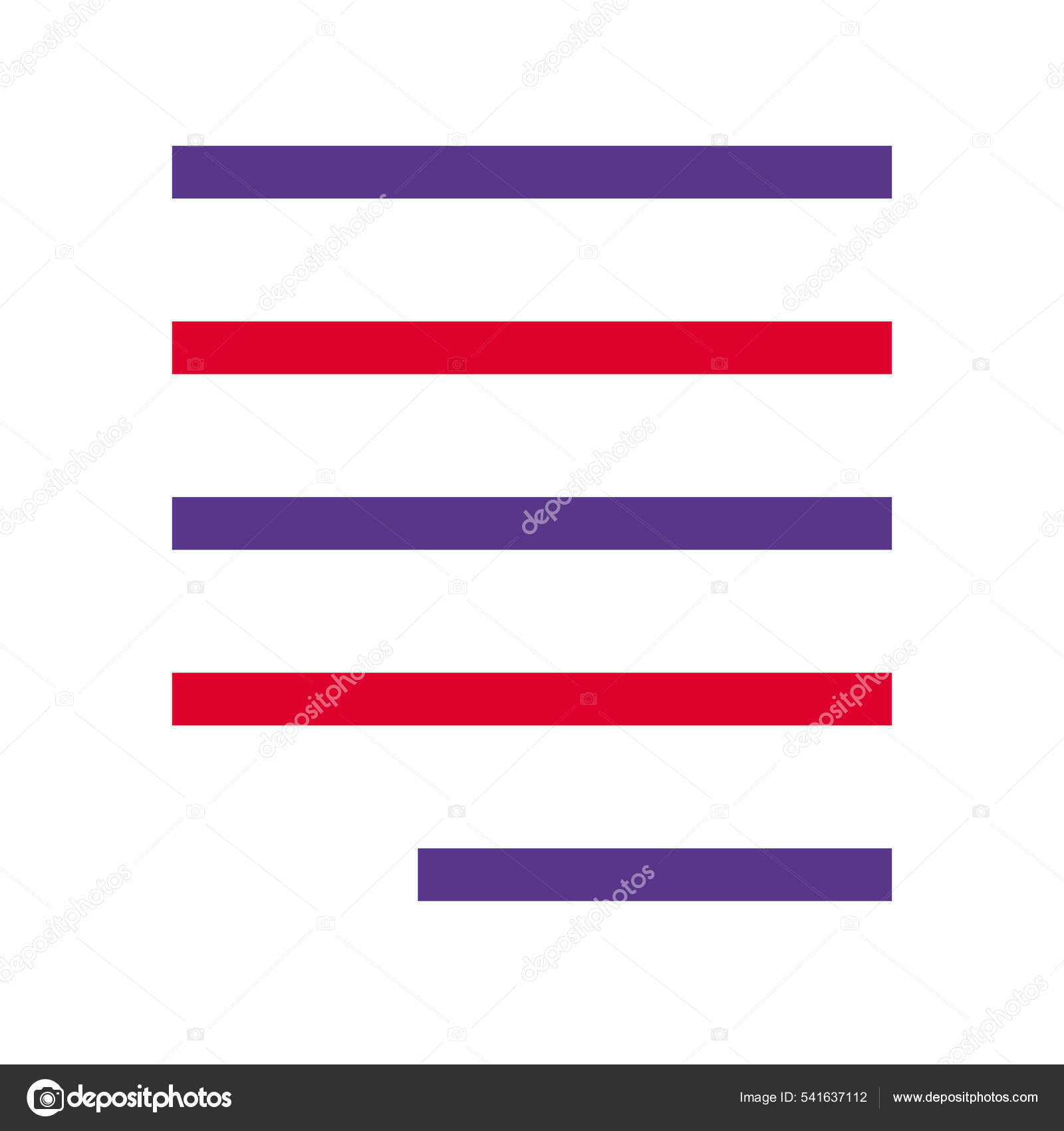 Justify Right Alignment Paragraph Setting Text Layout Position Format 스톡 벡터 ©get4net 541637112