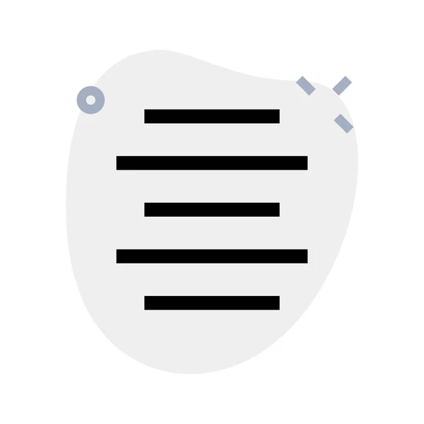 Justify Paragraph Alignment Margin Adjustment Position Text Editor Stock Vector Image by ...