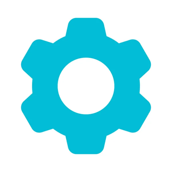 Setting Gear Symbol Icon Simple Vector Illustration Stock Vector by ...