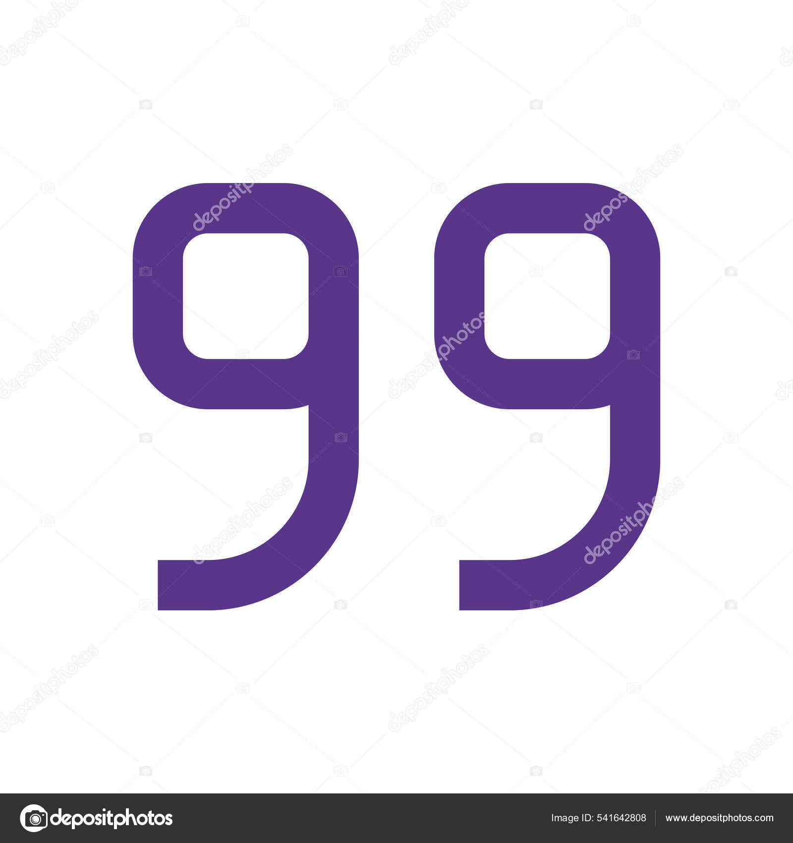 Closing Inverted Quotation Bracket Mark Used Highlight Dialogues Stock ...