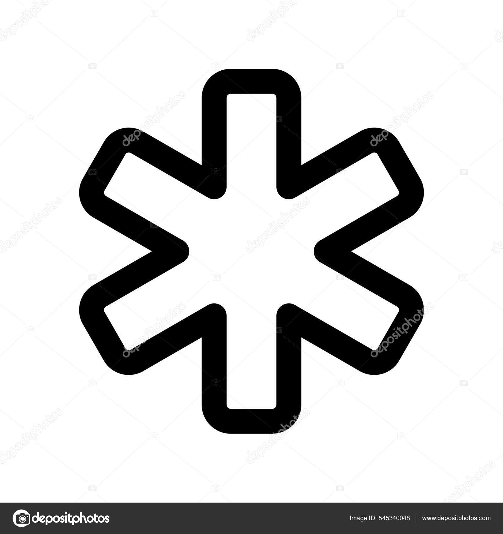 Asterisk Key Computer Keyboard Layout Function Stock Vector by ©get4net 545340048