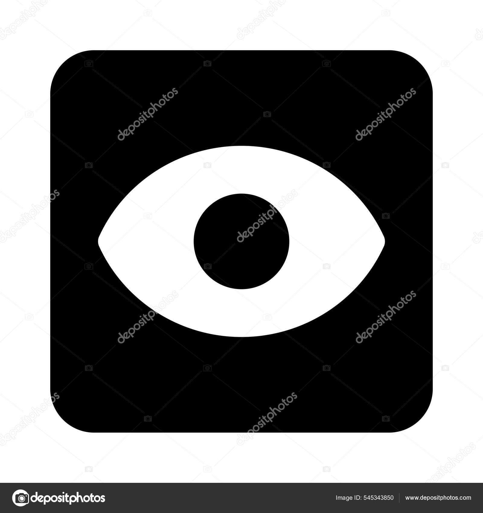 Preview Function Tab Representing Eye Layout Template Stock Vector by ...