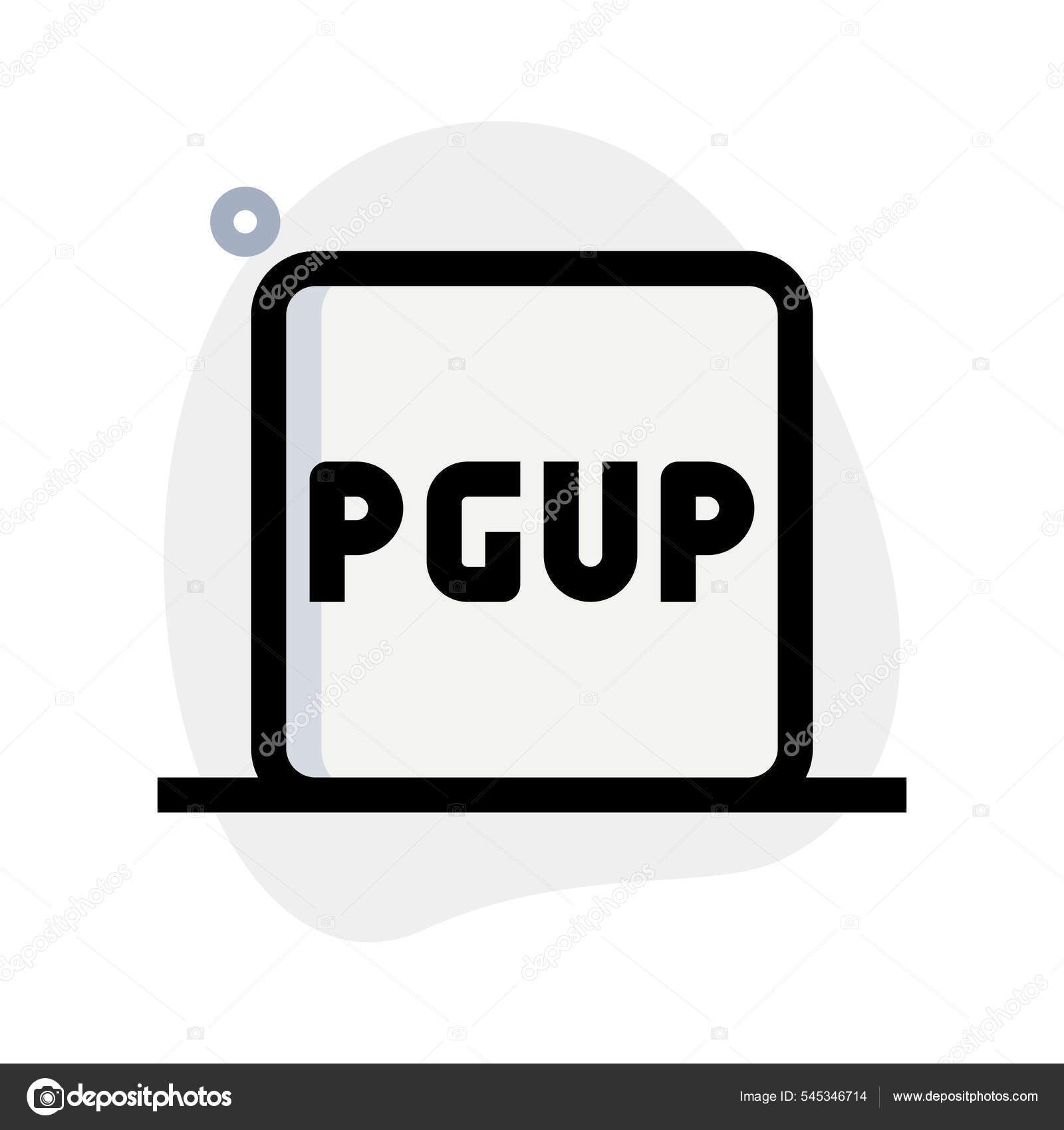 Page Function Key Computer Keyboard Layout Stock Vector Image by ...