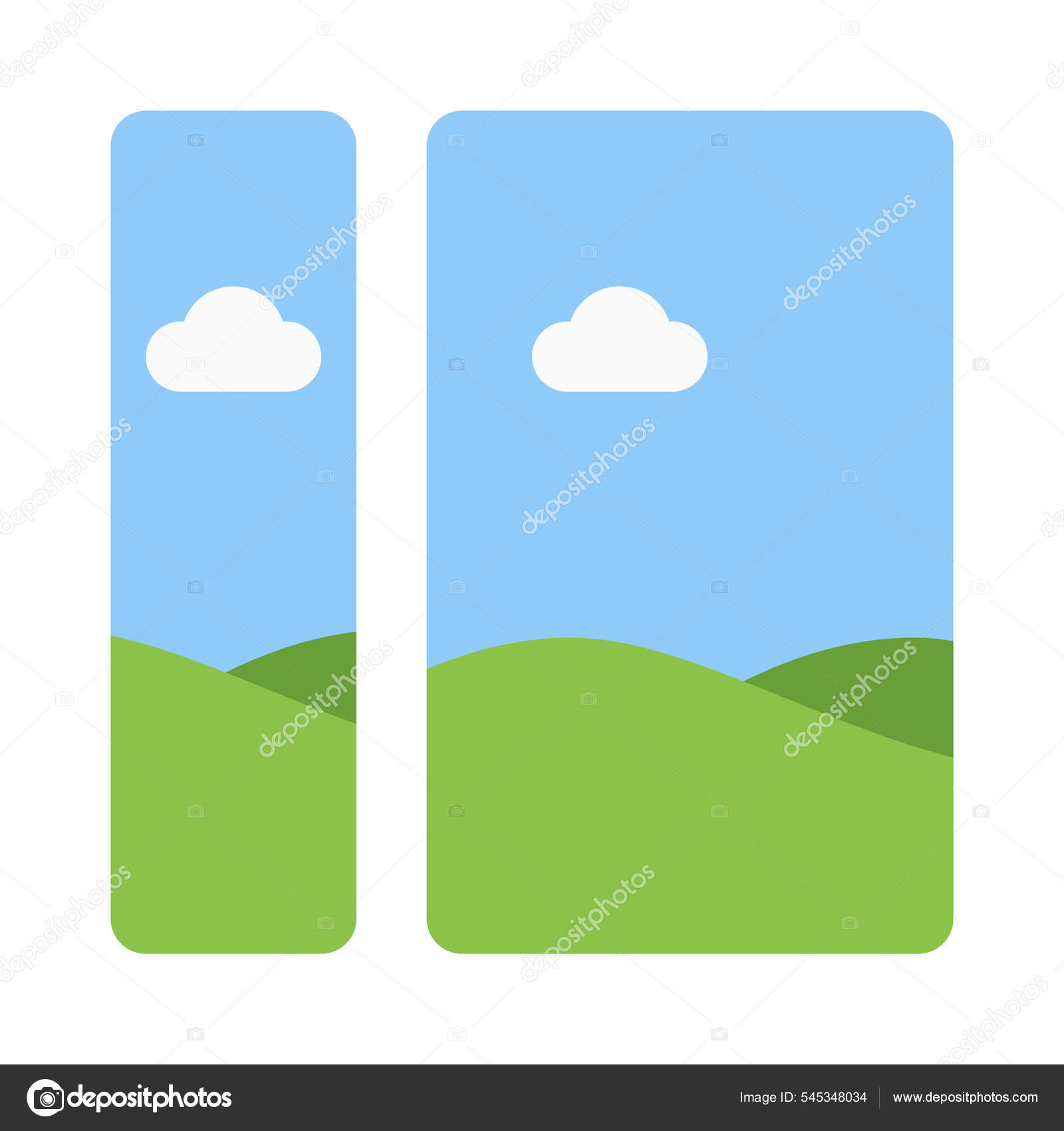 Photo Split Half Modern Collage Stock Vector Image by ©get4net #545348034
