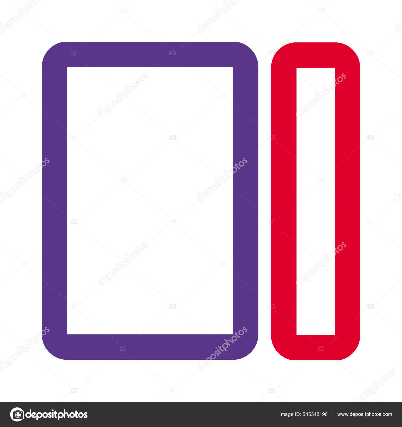 Right Order Grid Bar Strip Section Layout Stock Vector Image by ...