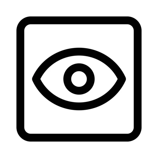 Preview Function Tab Representing Eye Layout Template Stock Vector by ...