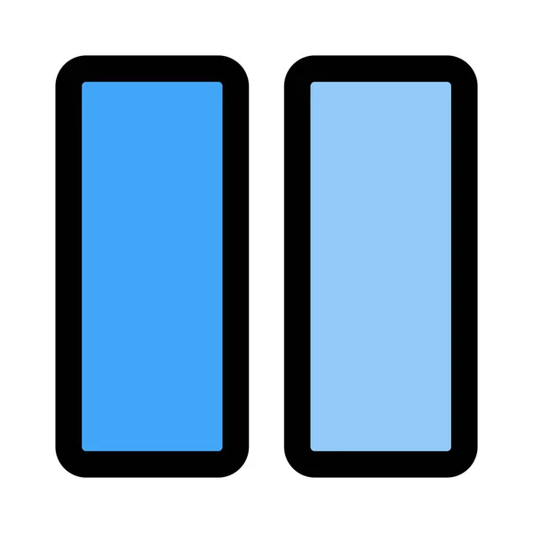 Square Boxes Left Bar Vertical Grid Stock Vector Image by ©get4net ...