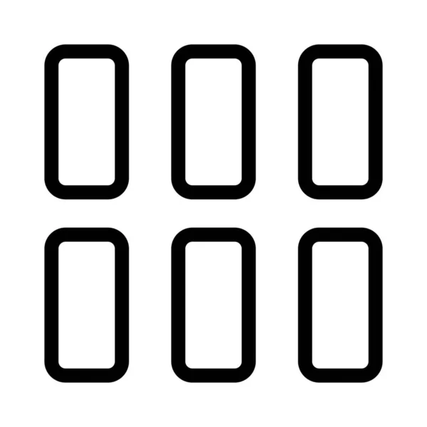 Horizontal Block Grid Tiles Template Layout Stock Vector by ©get4net ...