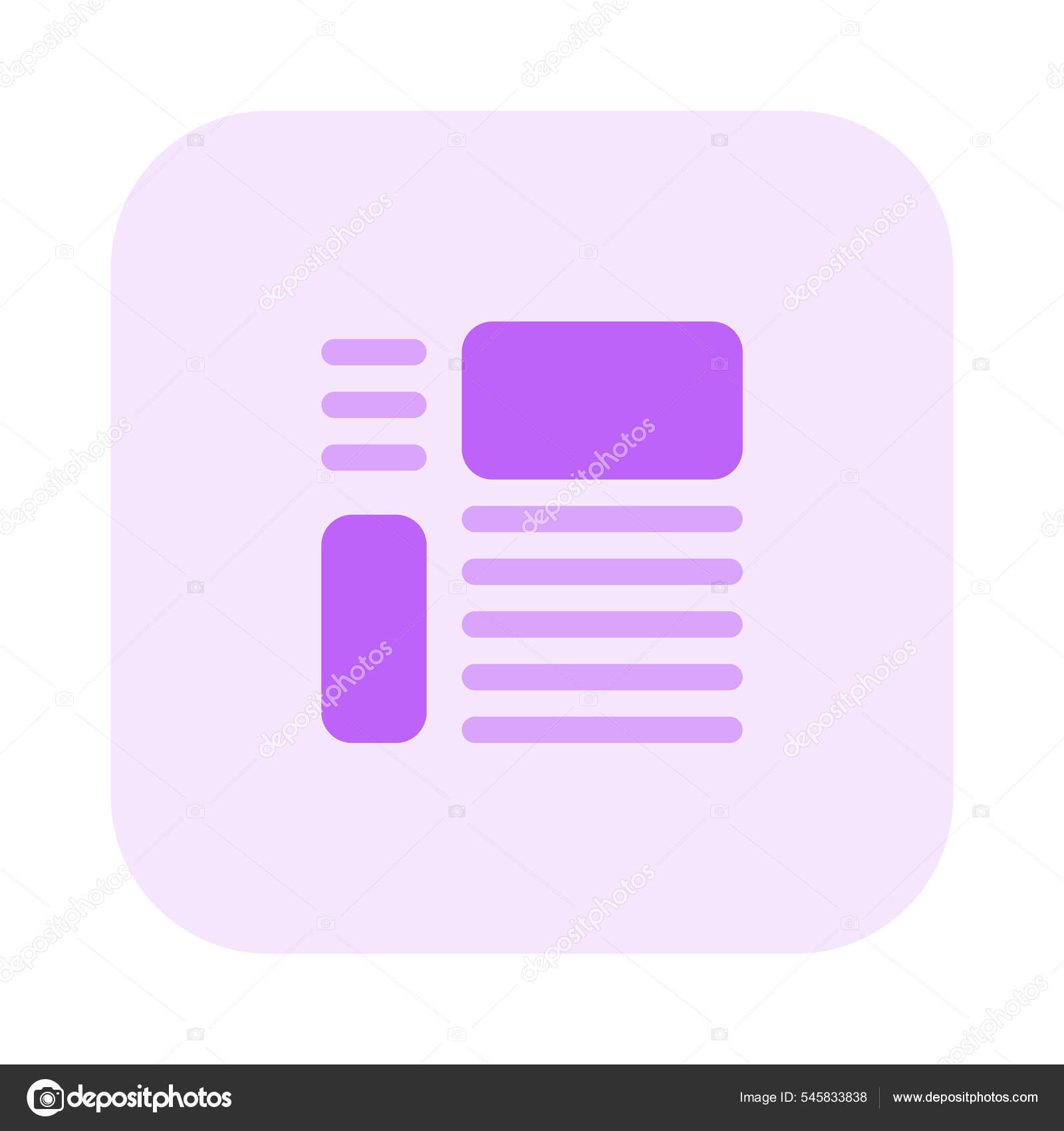 Newsletter Article Representing Current Issues Pictures Stock Vector ...