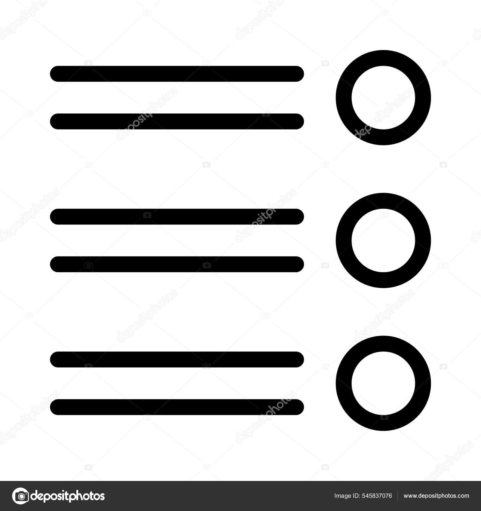 Manage Work Progress Followed Circular Checkbox Stock Vector Image by ...