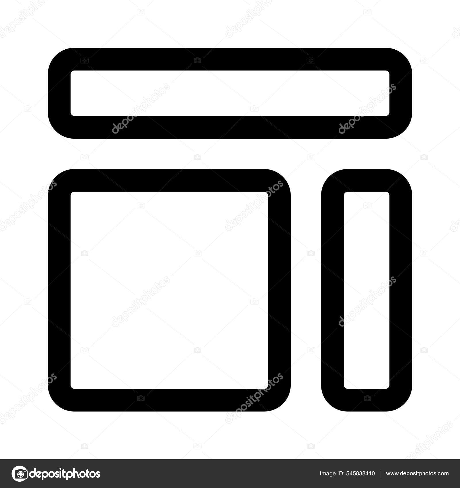 Different Length Bar Shape Material Layout Stock Vector by ©get4net ...