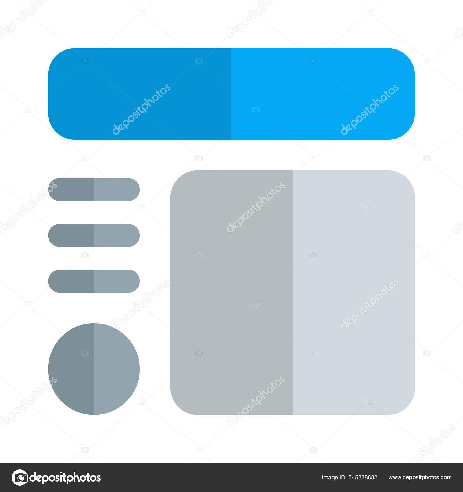 Different Shapes Material Layout Template Architectural Drawing Stock ...