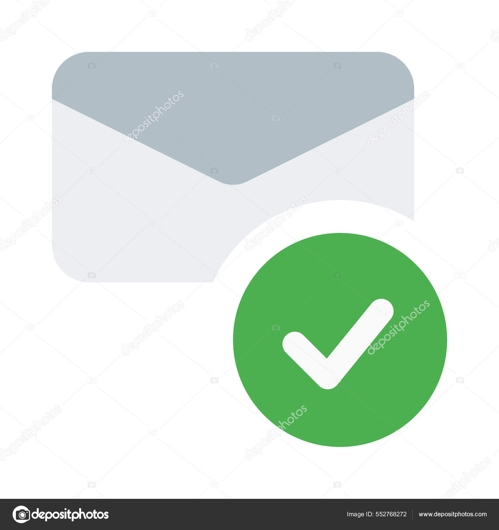 Buzón Correo Electrónico Seleccionado Ilustración Vectorial Vector de ...