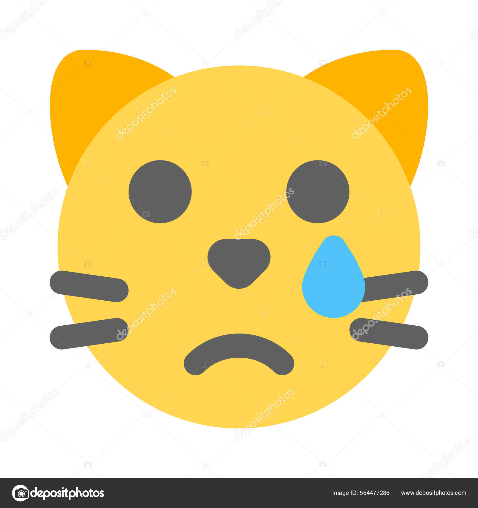 Crying Cat Emoji