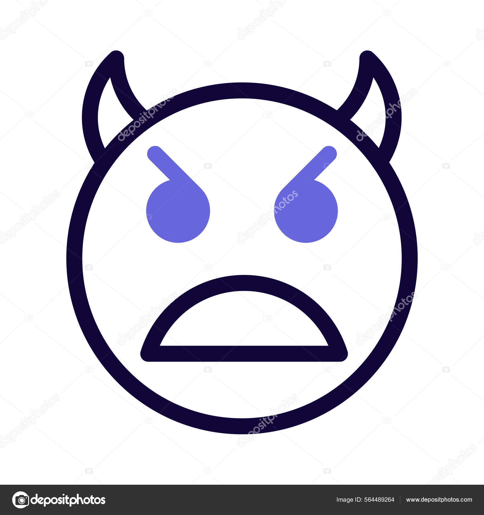 Boos Gezicht Emoticon Zwart Wit Emoji Mok 6 Ontwerpen Emoticon Smiley