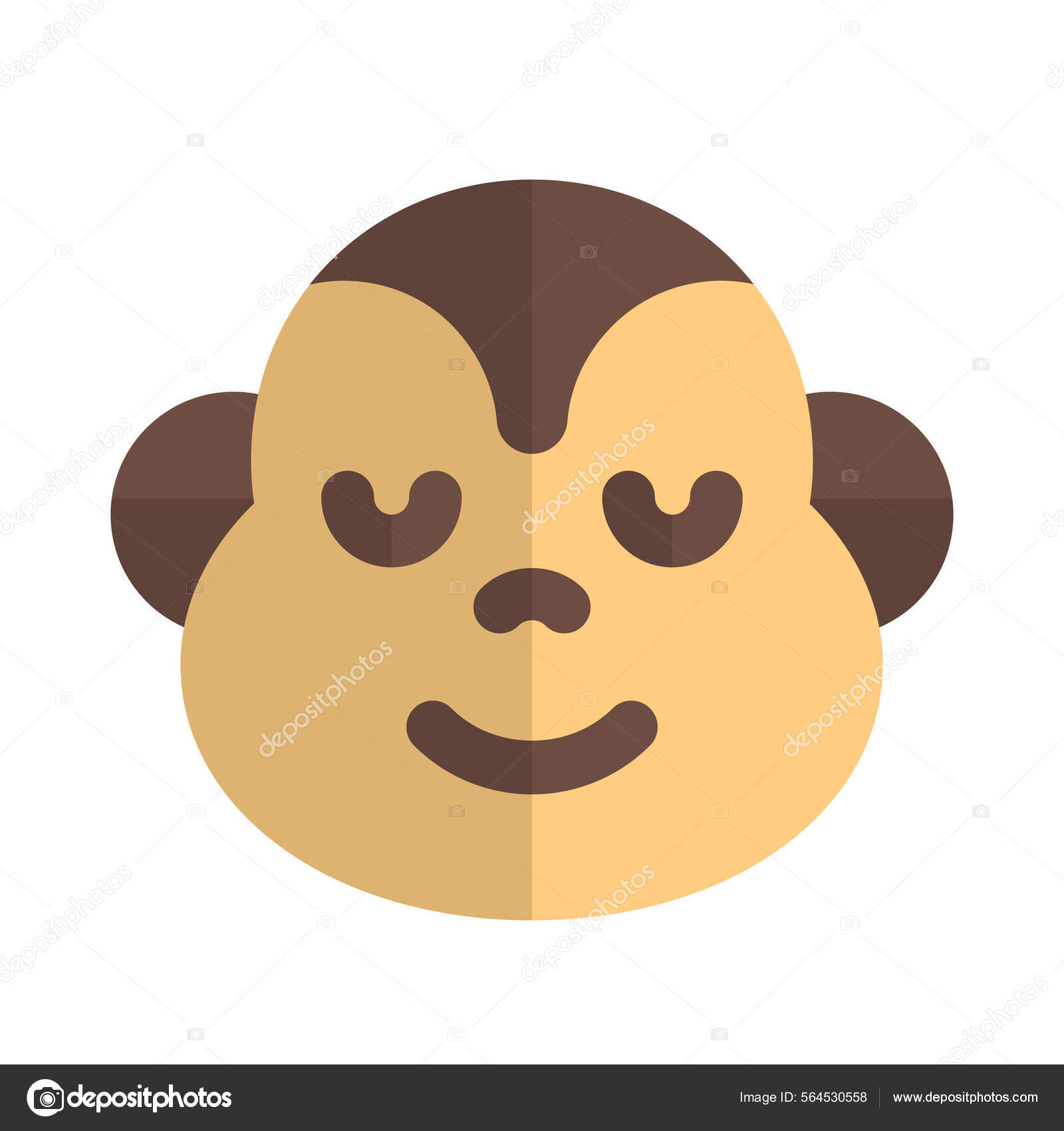 Cute Monkey Emoticon