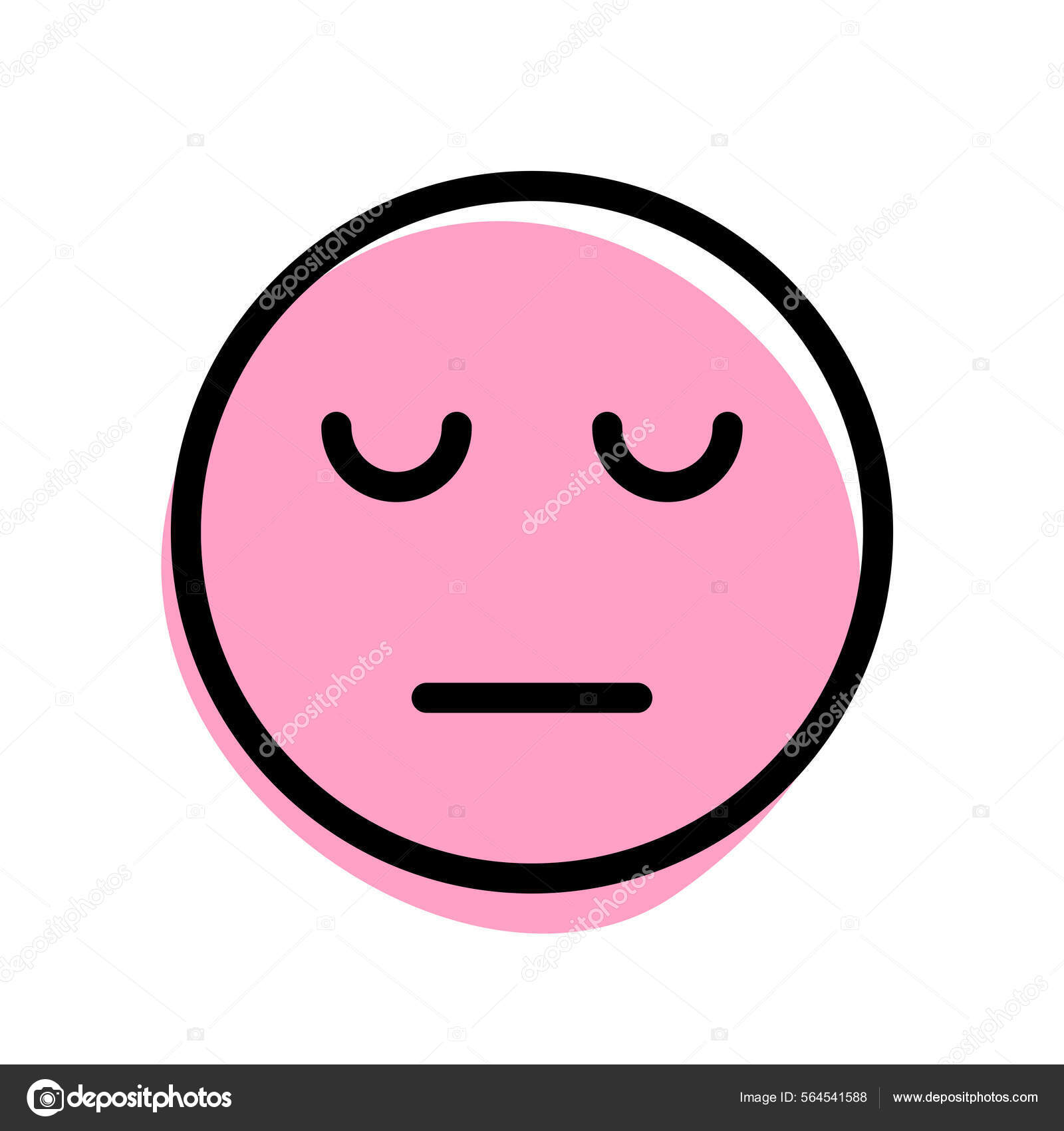 Pink Sad Face