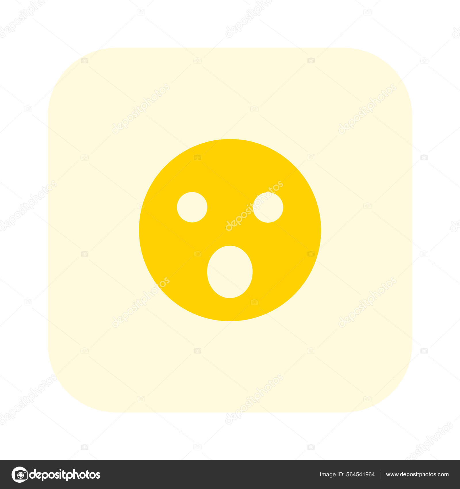 Shock Expression Emoticon Wide Open Mouth Stock Vector by ©get4net ...