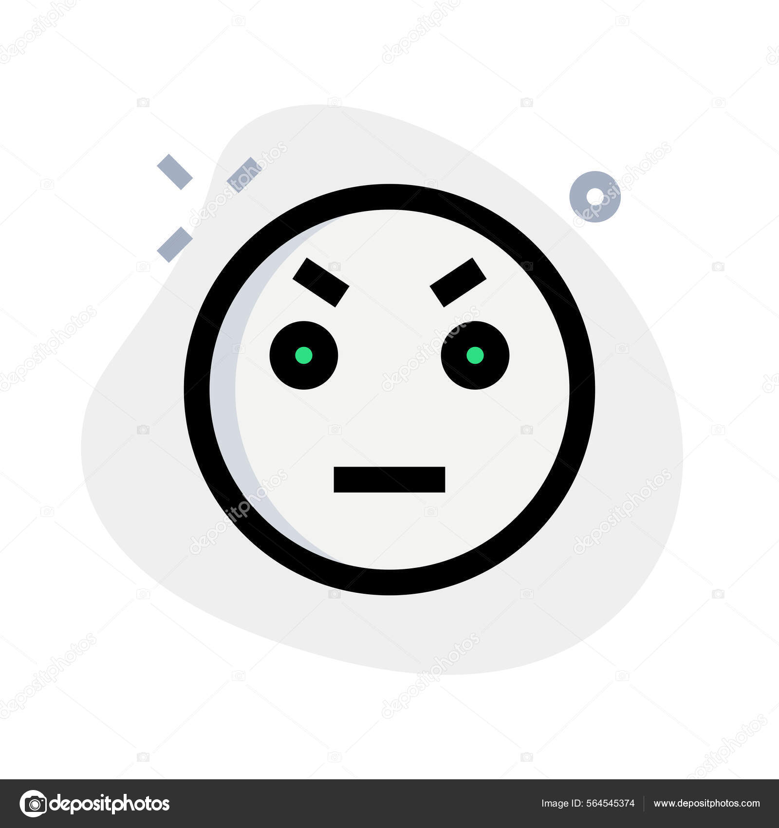 Emoji De Rosto Irritado