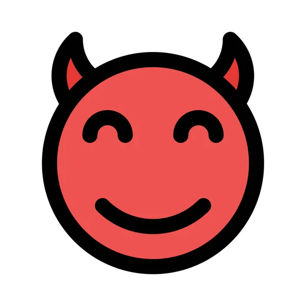 Devil Smiley Face