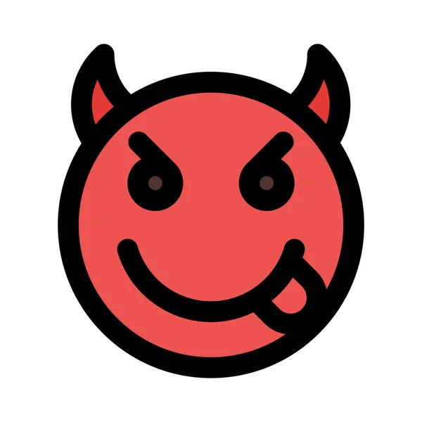 Demon Smiley Face