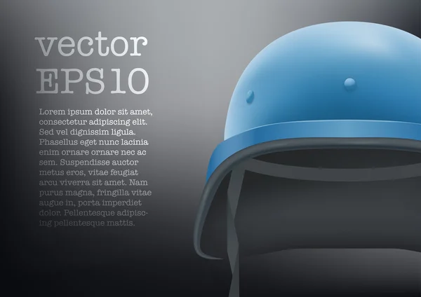 Helmet of United Nations vector background - Stock Image - Everypixel