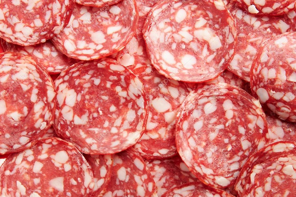 Sausage background Stock Photo by ©Roxana 22285549