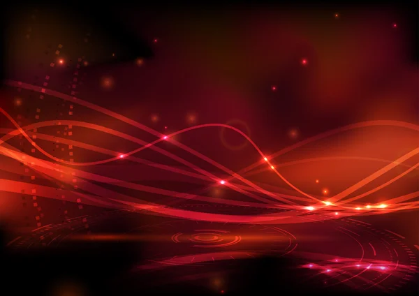 Bright neon swoosh wave background Stock Vector by ©phyZick 68230245