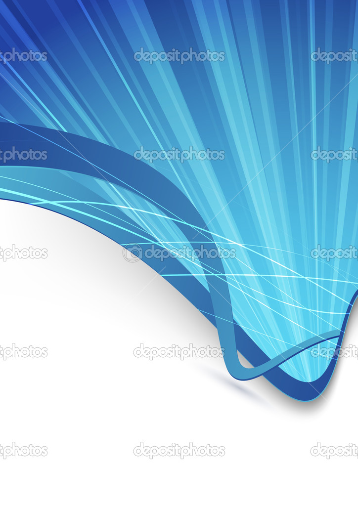 Abstract background with rays and waves. Vector illustration Stock ...