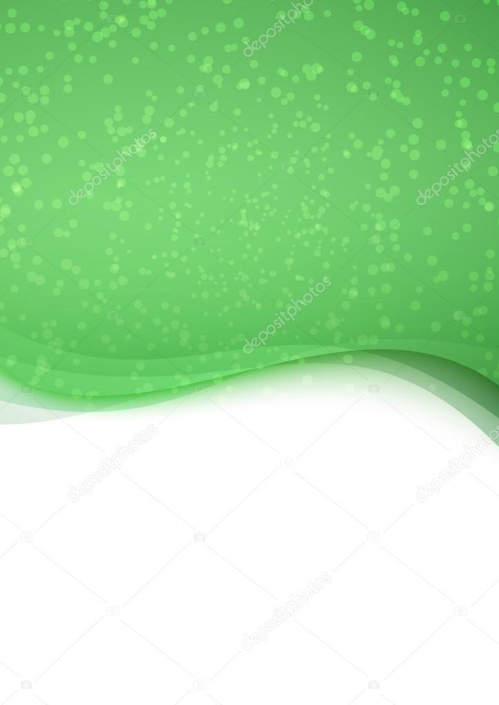 Abstract green particle folder template Stock Vector Image by ©phyZick ...