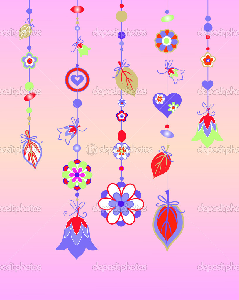 Wind Chimes Stock Vector Image by ©trilingstudio #12041511