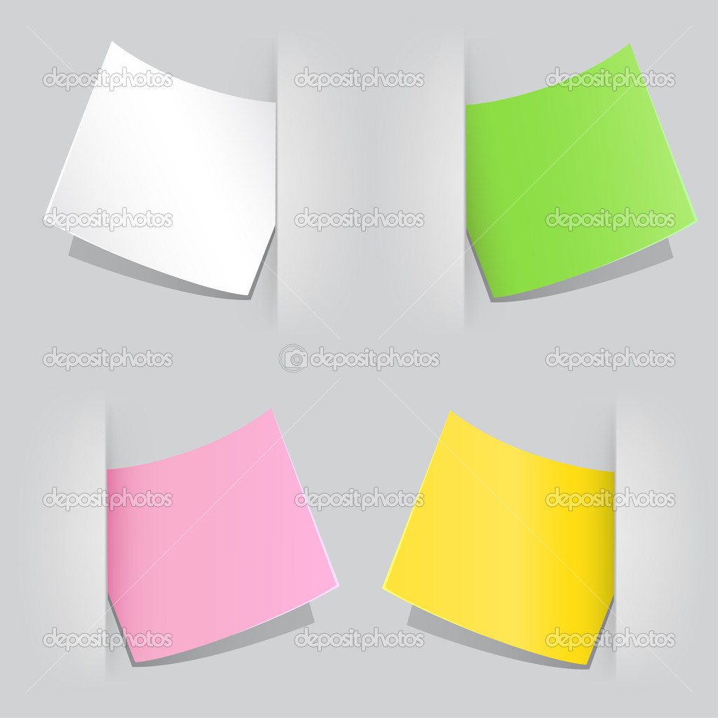Colored paper Stock Vector by ©romvo79 29201023