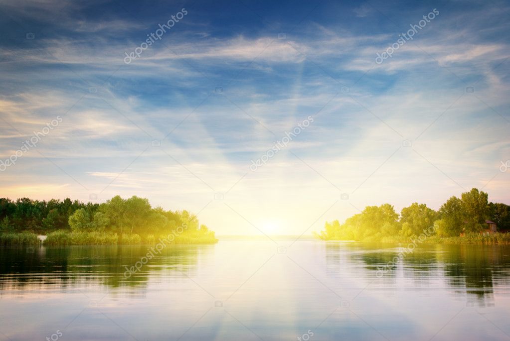 River and spring forest. Stock Photo by ©zatvor 18768317