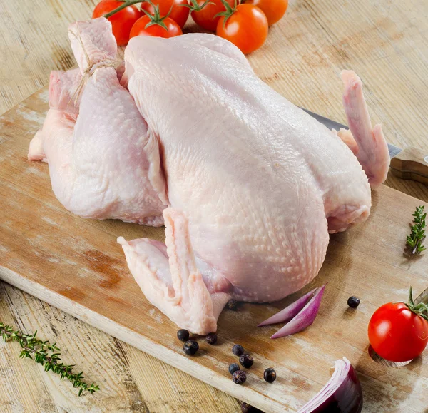 frango inteiro cru — Fotografias de Stock © bit245 #39791951