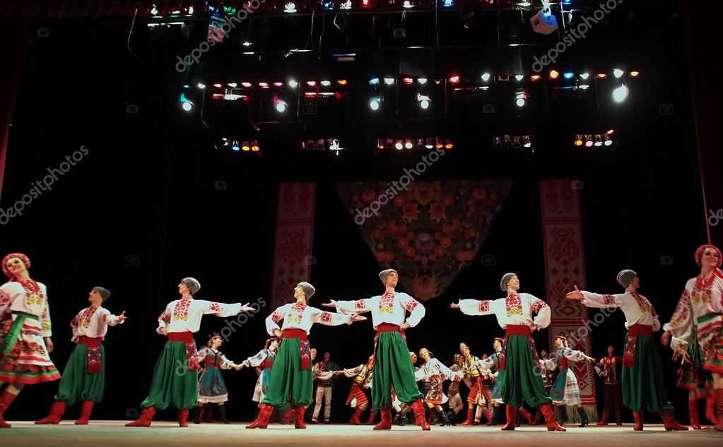 Ukrainian National Folk Dance Ensemble Named After P.Virsky — Stock ...