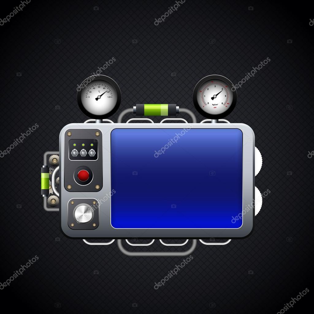 Control panel Stock Vector by ©ottoshtekker 12357692