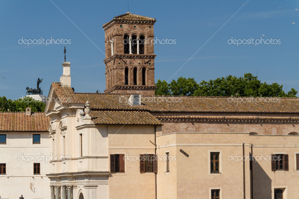 Rome, Italy. Typical architectural details of the old city — Stock ...