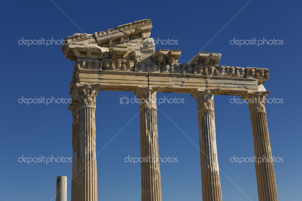 Apollo temple in Side — Stock Photo © AndreySt #40567589