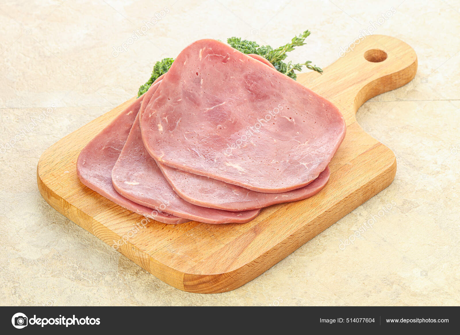 Sliced Beef Ham Snack Board — Stock Photo © AndreySt #514077604